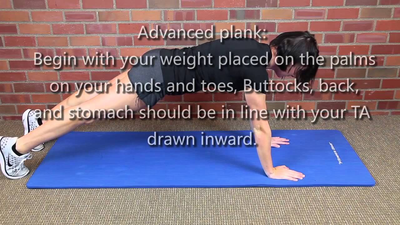 Beginners Plank to Expert Plank Core Exercise - YouTube