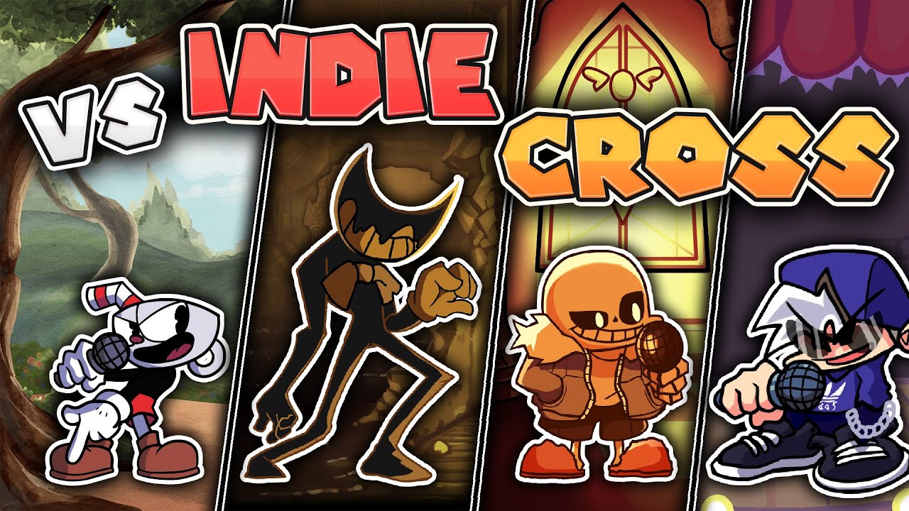 UNO DE LOS MEJORES PROYECTOS EN FNF / VS Indie Cross (HARD) - YouTube