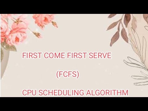 First come First serve(CPU Scheduling) in operating system - YouTube