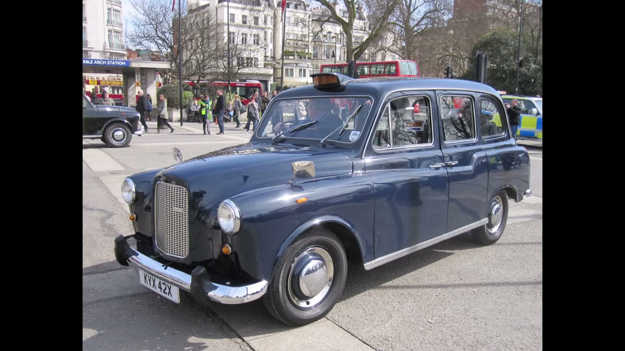 Austin FX4 London taxi black cab Fairway classic photo gallery - YouTube