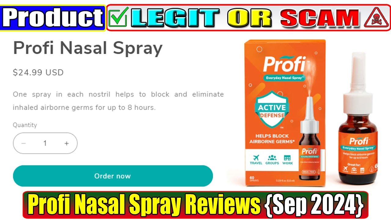 Profi Nasal Spray Reviews: Is Profi Nasal Spray Legit or Not? - YouTube