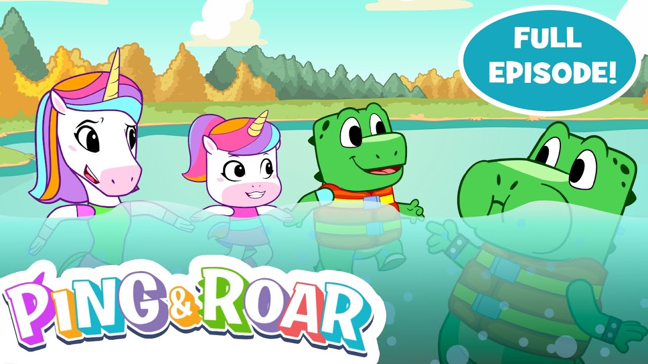 🏕️My Family & The Great Outdoors!🎣 | Ping & Roar! | Cartoons For Kids ...