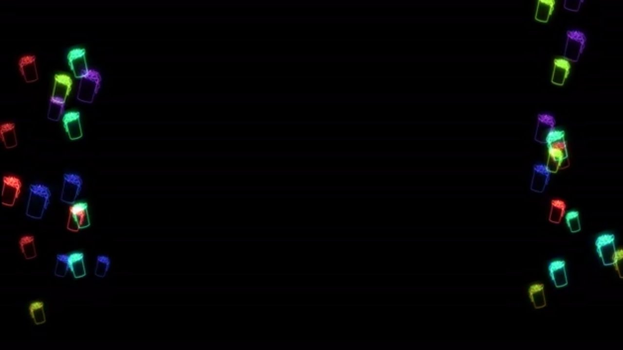 Color full bubble flying black screen effect | Fly effect black screen | Black screen neon ...