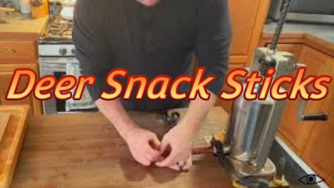 Cook It With Me: Deer Snack Sticks from a Pre-made Kit - YouTube