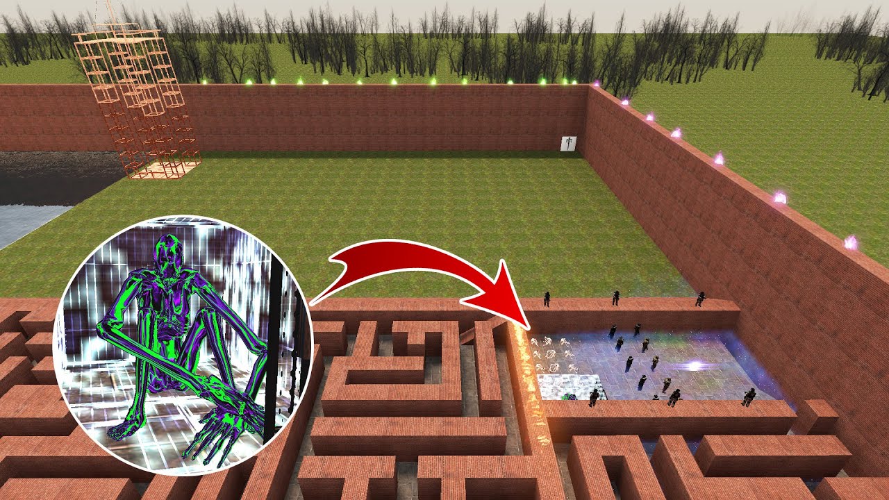 SCP-096 IN ELECTRIC CELL – ANY ESCAPE? - YouTube