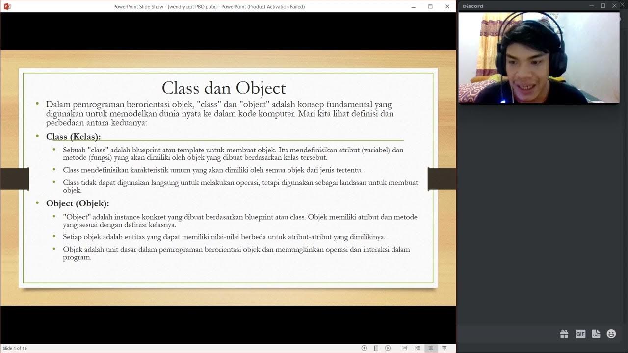 Penjelasan Materi Pemrograman Berorientasi Objek (Part1) - YouTube