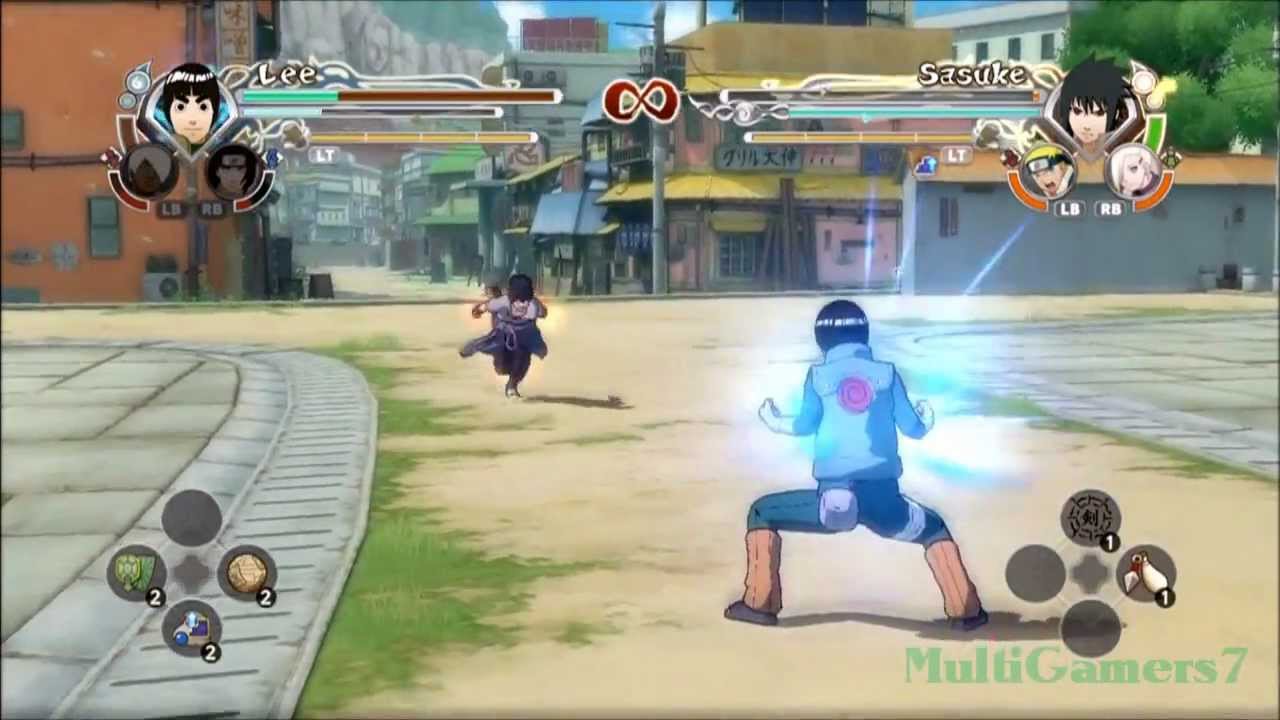 Naruto Shippuden: Ultimate Ninja Storm Generations: Lee VS Sasuke [HD ...