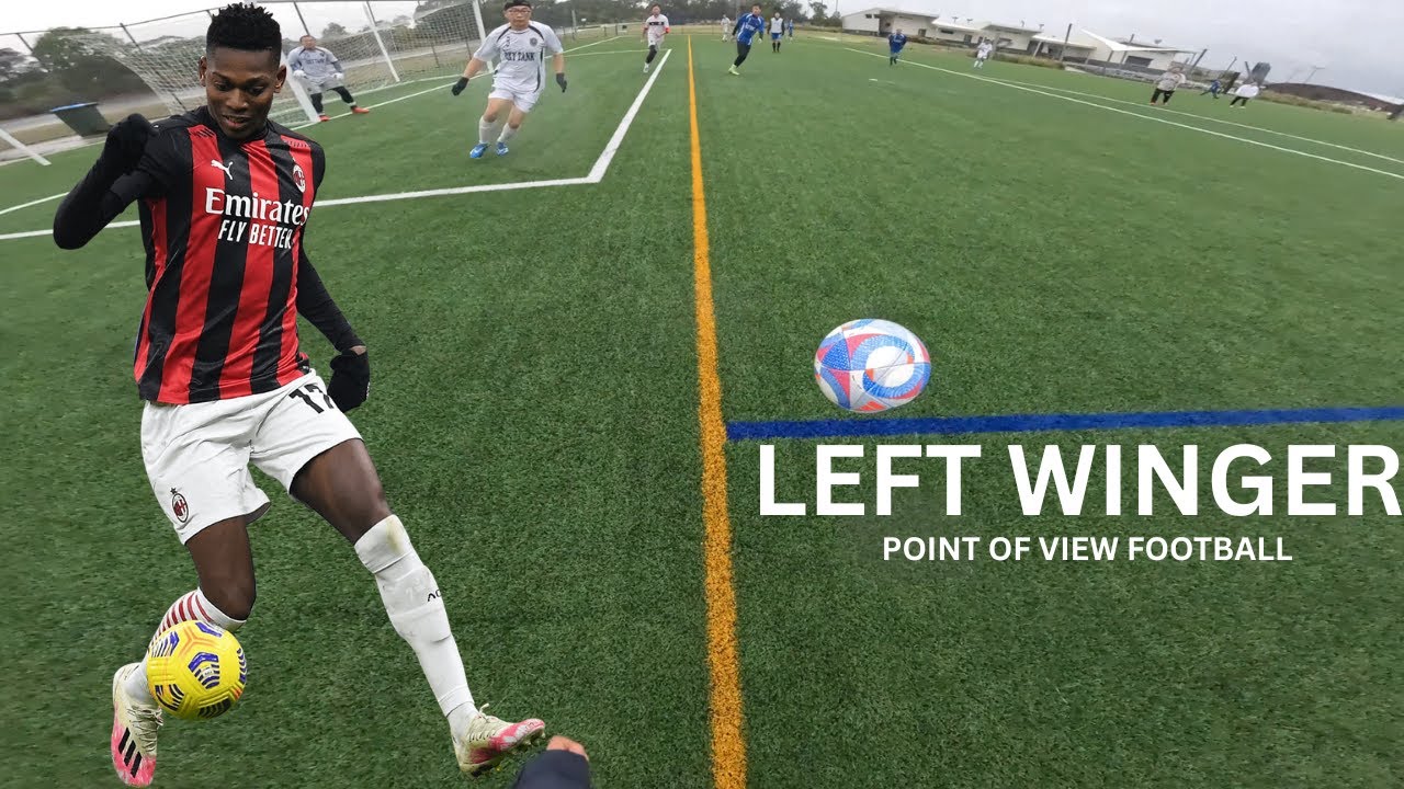 LEFT WINGER POINT OF VIEW FOOTBALL I POV FOOTBALL - YouTube