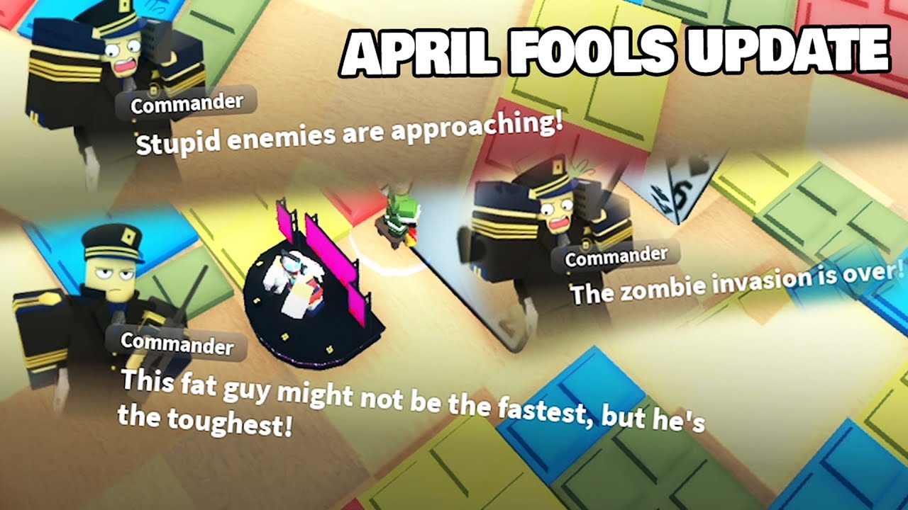 All Commander Funny Dialogue April Fools Update (Tower Defense ...