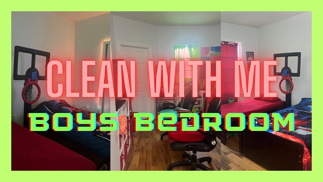 EXTREME CLEAN WITH ME | SHARED BOYS ROOM | DECLUTTER & ORGANIZE ...