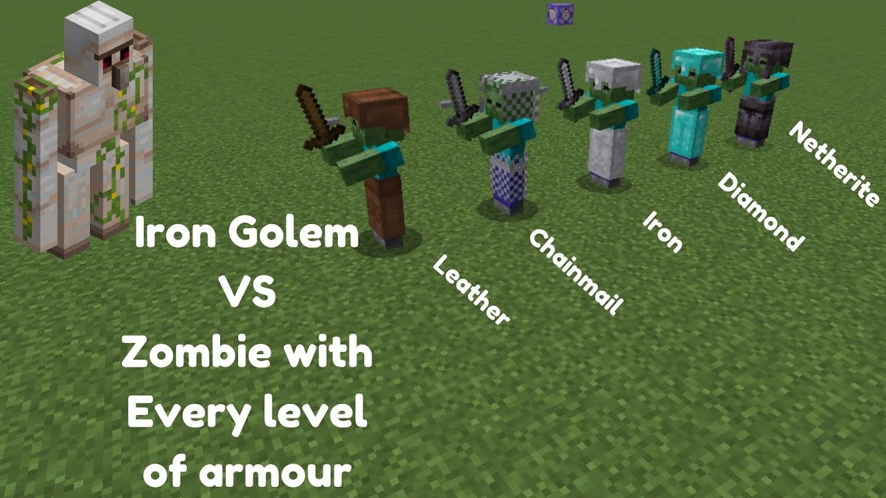 Zombie Minecraft Iron Armor