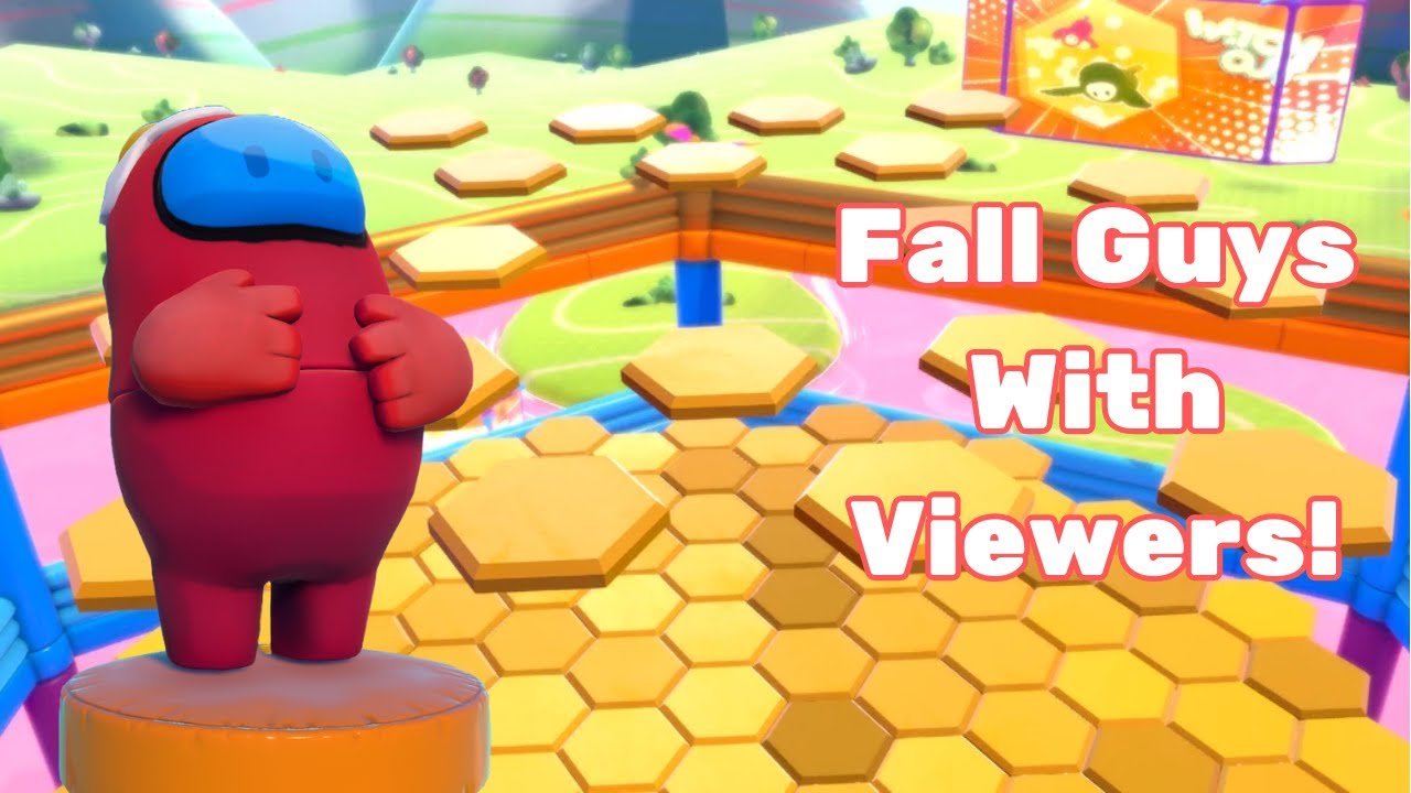 [Live] Fall Guys RAIDING STREAMERS CUSTOMS WITH PINK BEANS! - YouTube