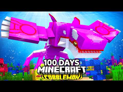 I Spent 100 Days as a SHINY WATER TRAINER in Pokémon Minecraft Vs my Rival! (Duos Cobblemon)