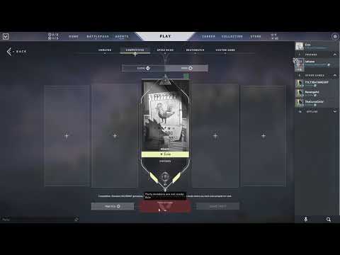 Party not ready bug | ACT III VALORANT - YouTube