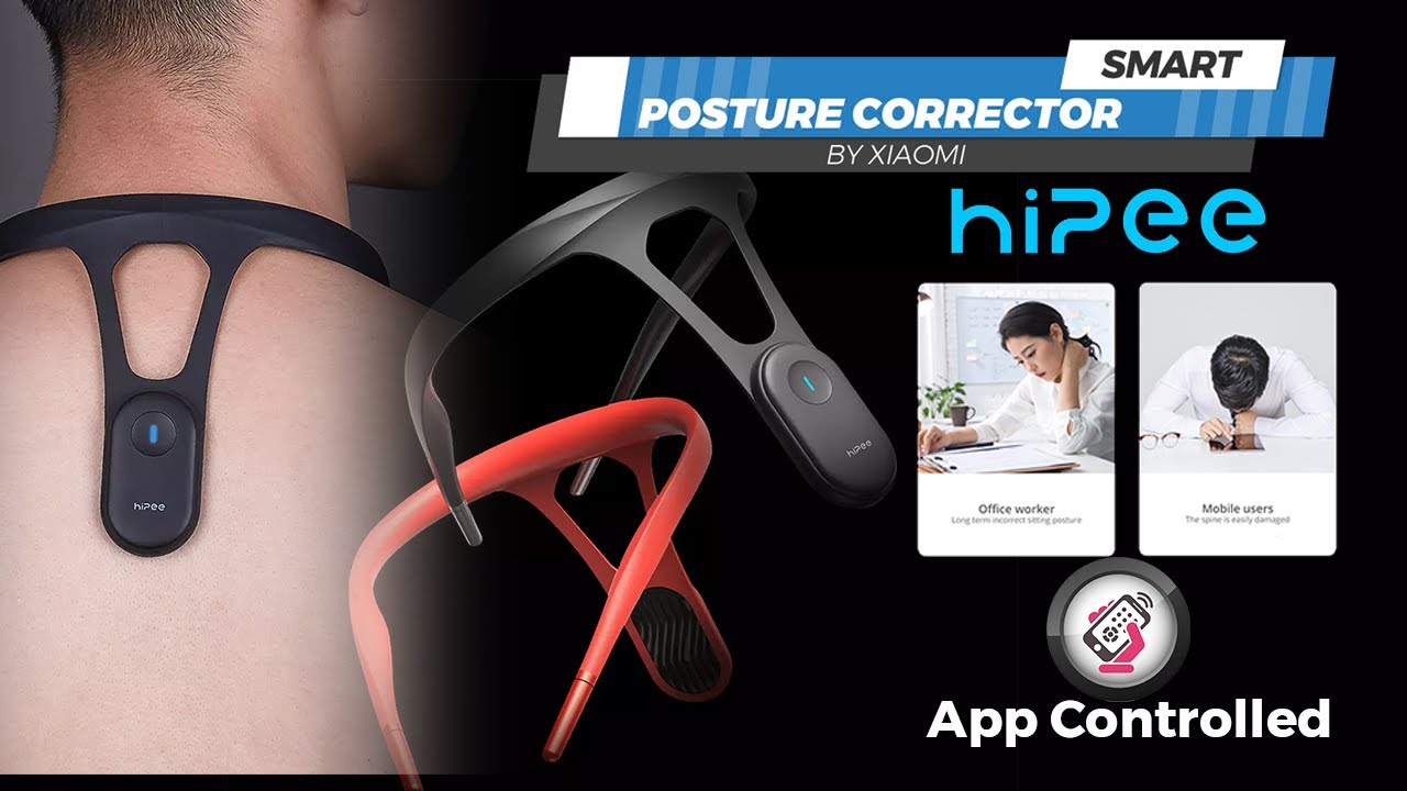 This Smart Gadget Helps You Maintain Correct Posture | Hipee P1 Posture Corrector - YouTube