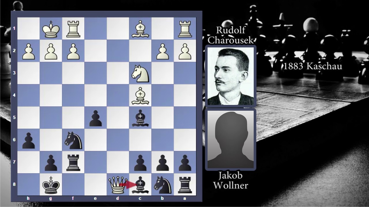 Chess Game: Rudolf Rezso Charousek vs Jakob Wollner - YouTube