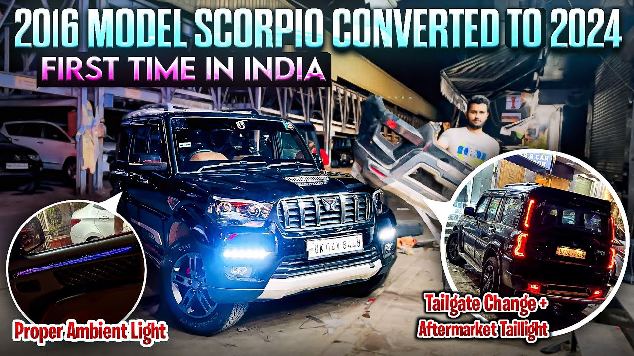 SCORPIO CLASSIC PROPER AMBIENT LIGHT😱MAHINDRA SCORPIO 2016 CONVERTED TO ...