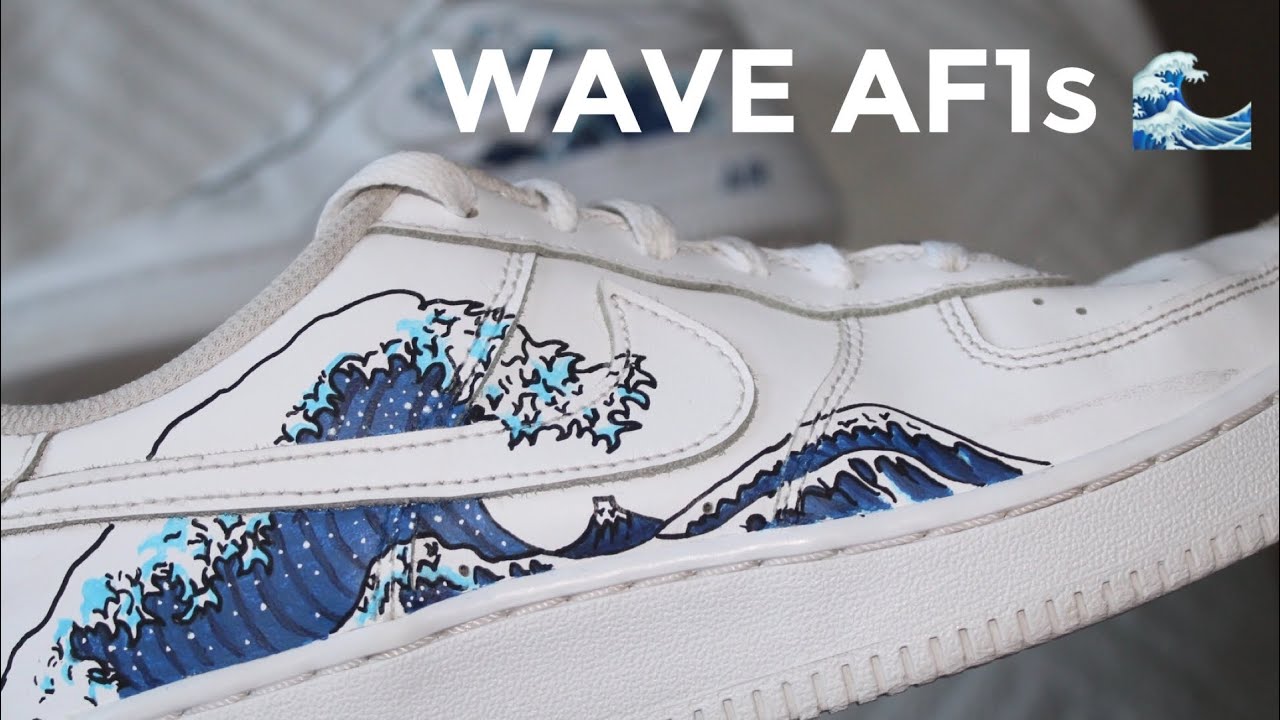 WAVE custom Air Force 1!! - YouTube