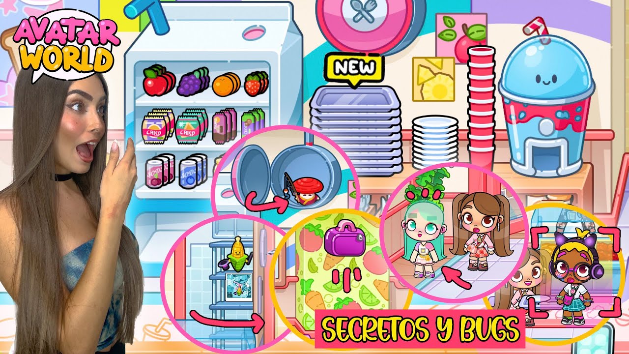 TODOS LOS SECRETOS Y BUGS DE LA NUEVA CAFETERÍA ESCOLAR 😱🍽️ | Avatar ...