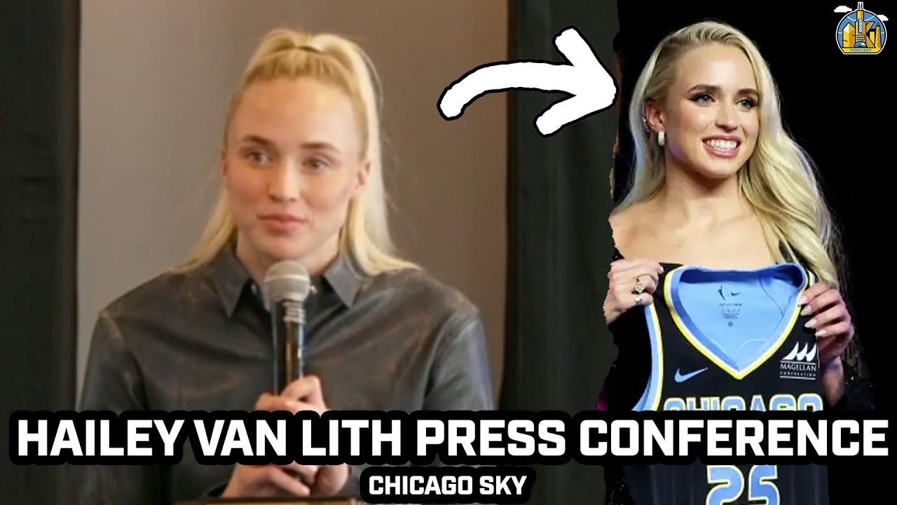 Hailey Van Lith is WELCOMED to Chicago Sky, WNBA in Introduction Press ...
