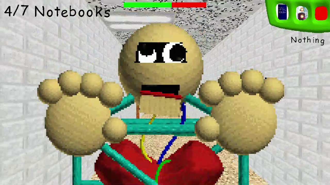 Baldi can walk without ruler - YouTube