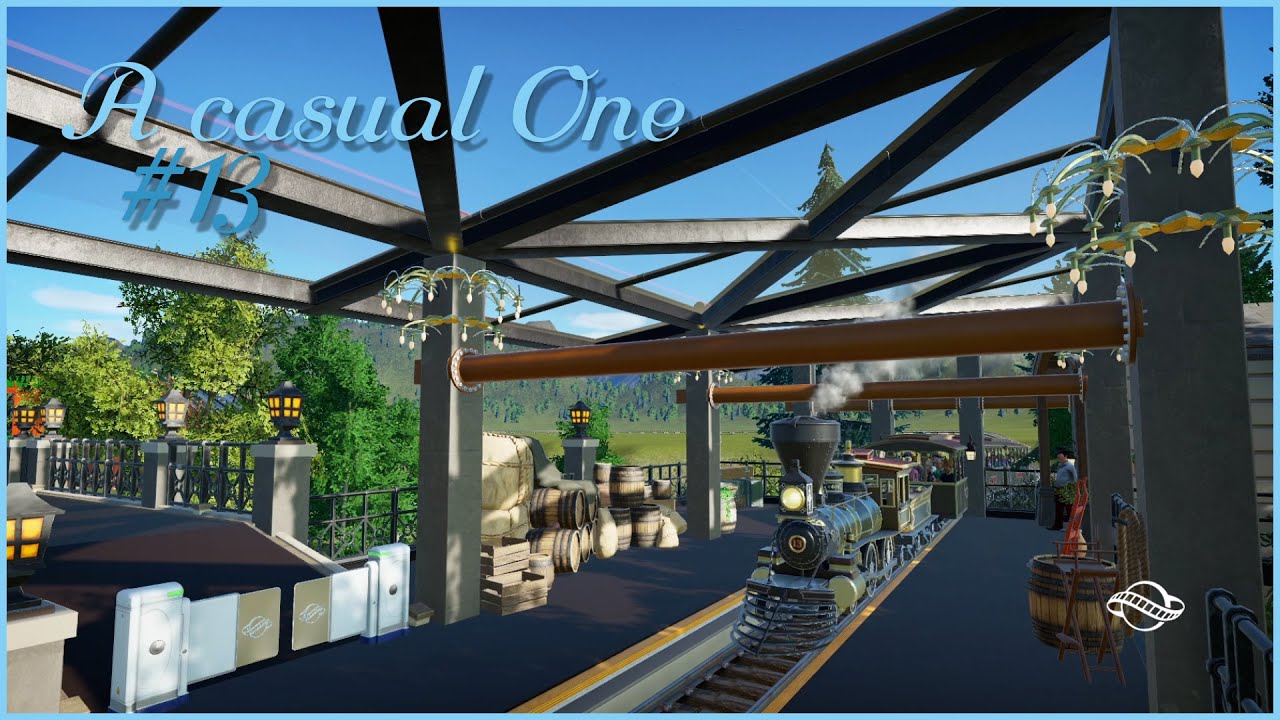 Planet Coaster - A casual One - Ep. 13 - Train Station (Kids Area ...
