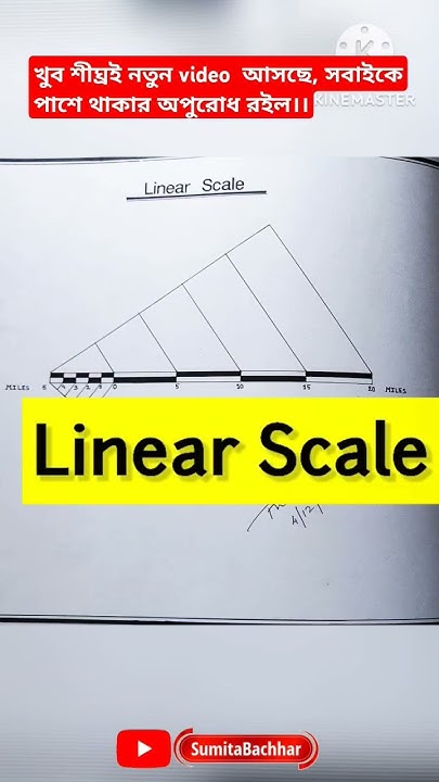 Linear Scale।। How to draw linear scale l#linear #shortvideo #shorts # ...