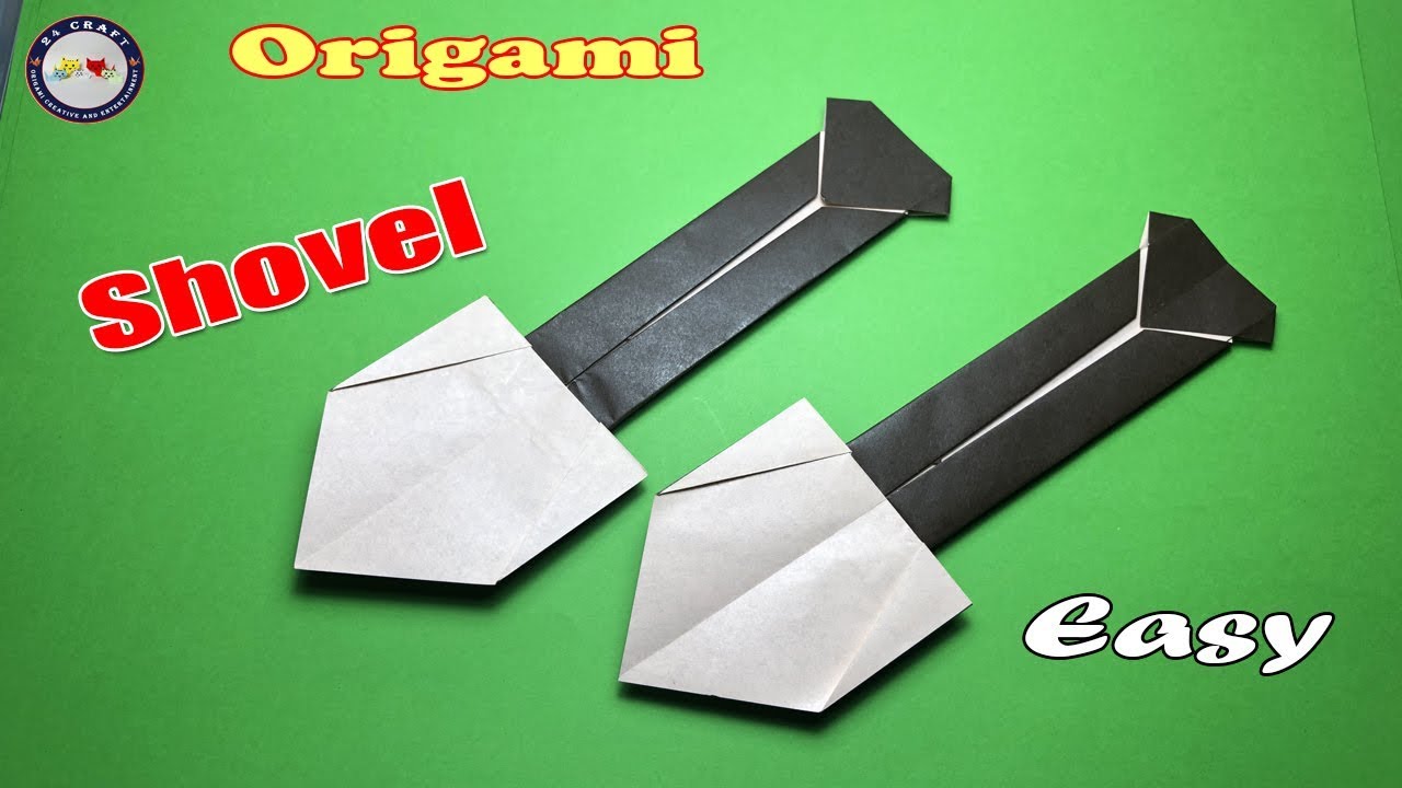 Origami Shovel - How to Make Origami Shovel Easy - Creative Ideas - 24 ...