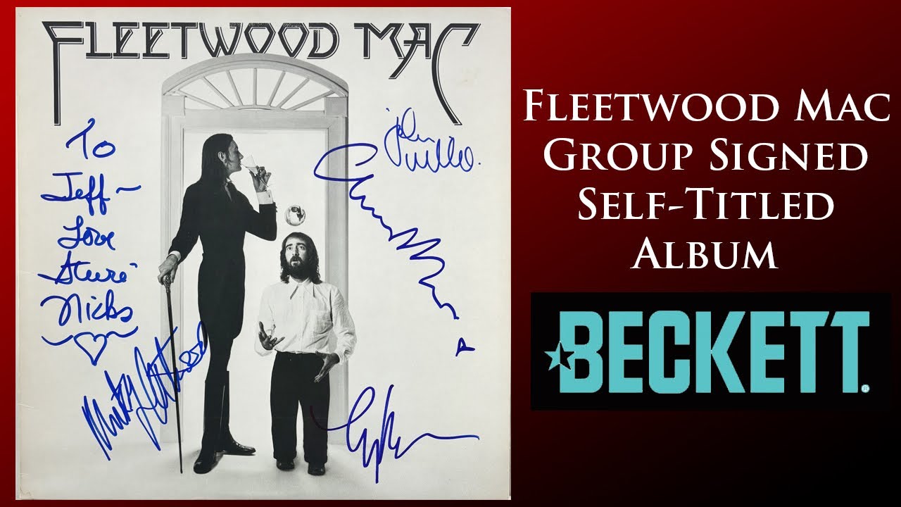 Fleetwood Mac Group Signed Self-Titled “White Album” with Beckett/BAS ...