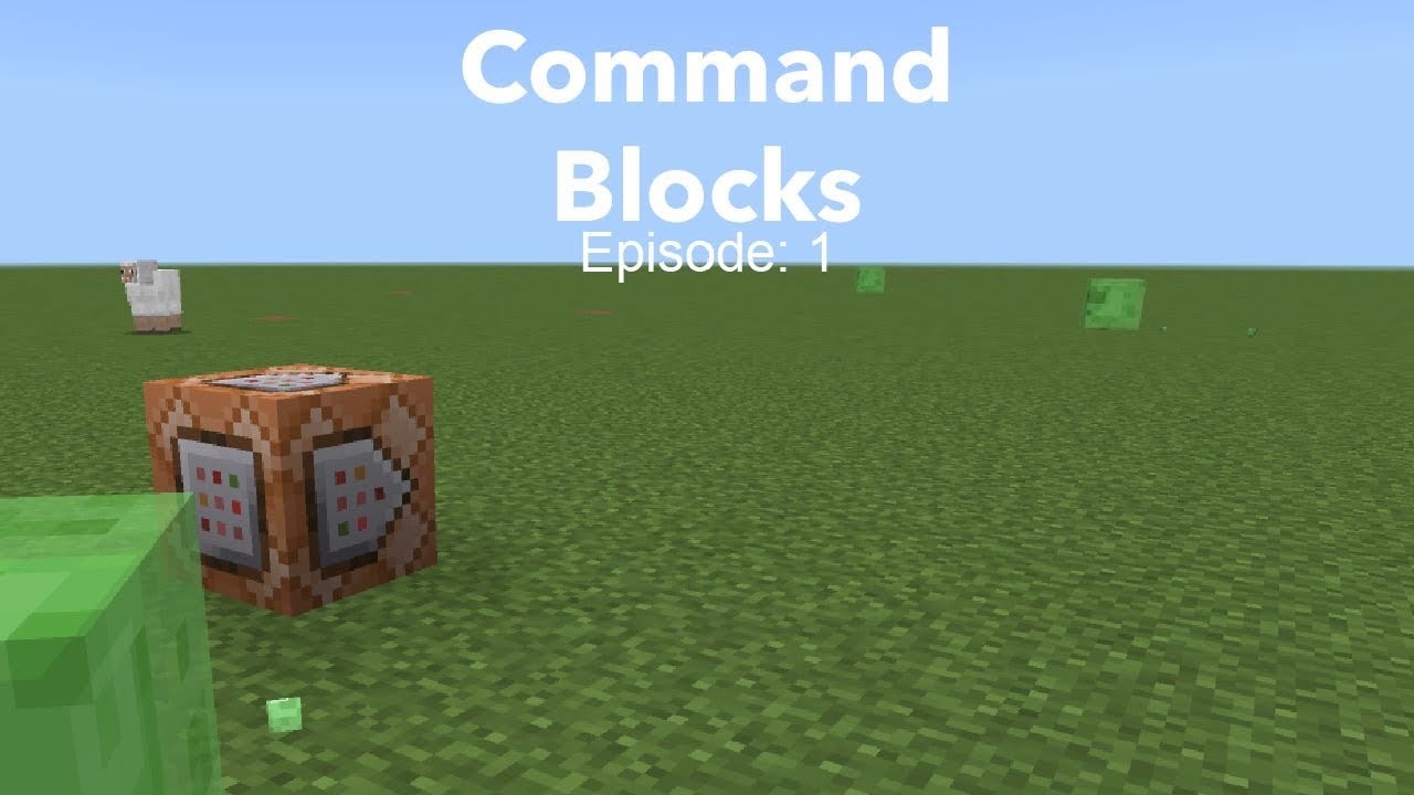 (Episode 1) How to use command blocks! - YouTube