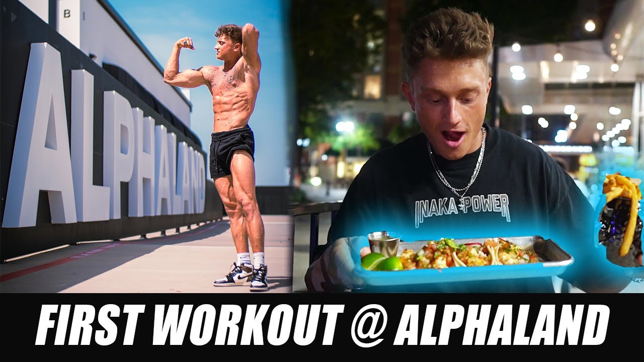 FIRST WORKOUT AT ALPHALAND | ADAM BUNNELL | GET TO KNOW ME - YouTube