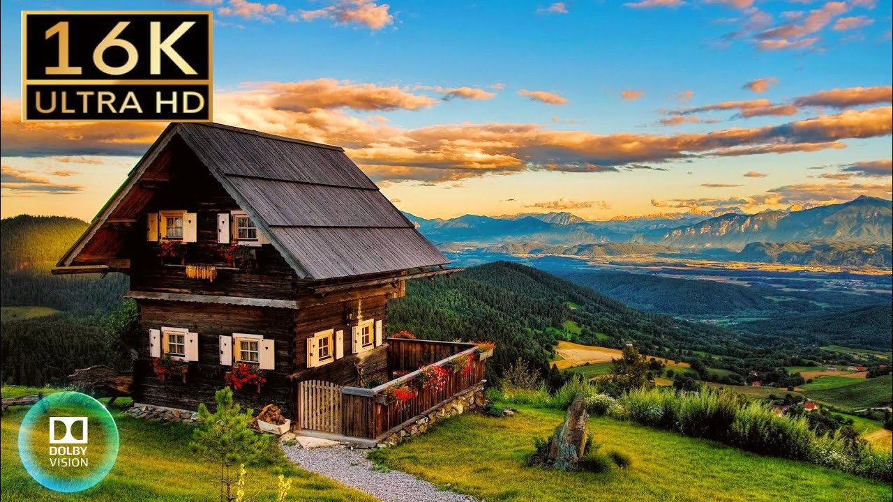 16K Video Ultra HD Solo House and mountain 16k video #travel #nature ...