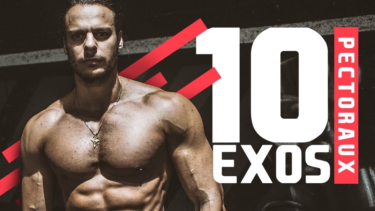 10 MEILLEURS EXERCICES POUR LES PECS - YouTube