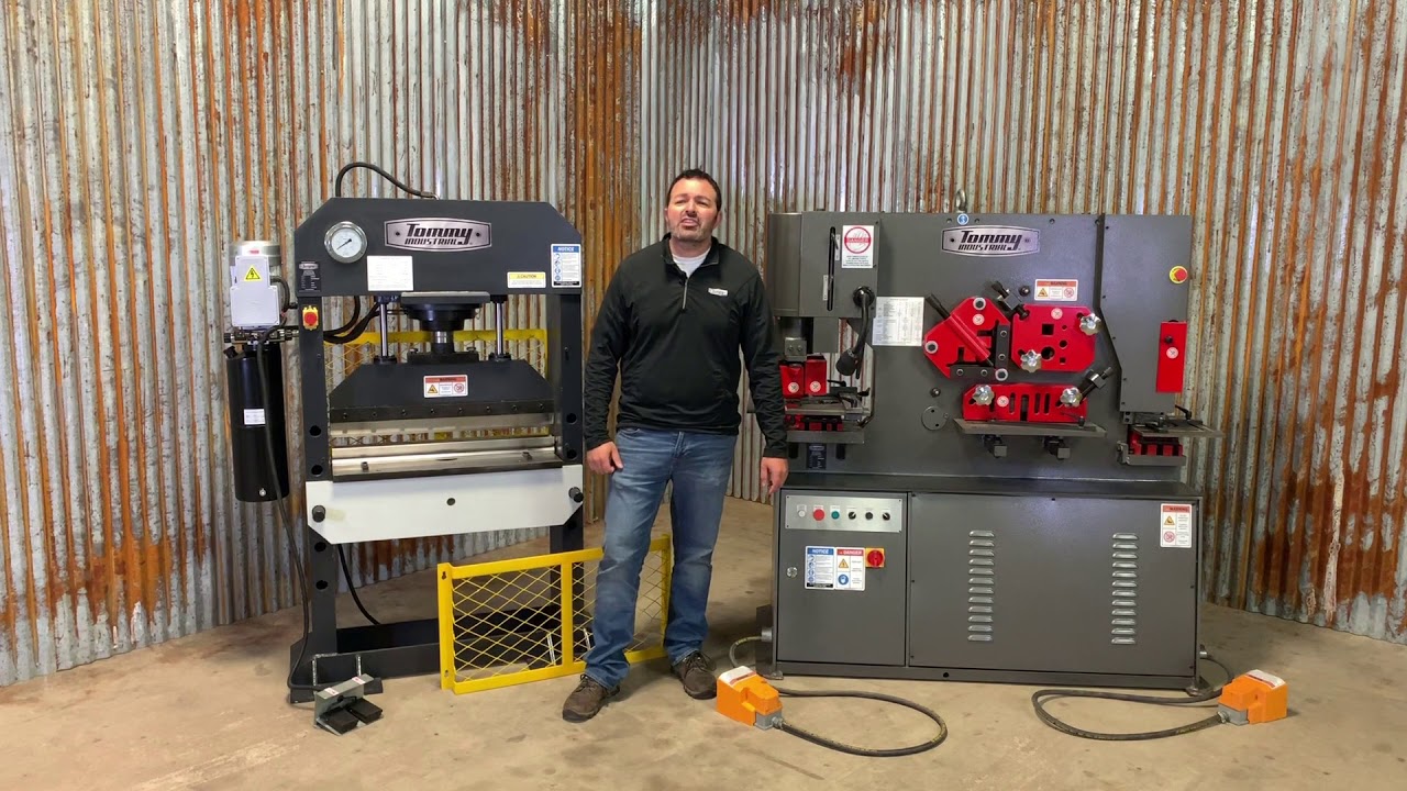 Tommy Industrial Ironworker / Mini Brake Package. - YouTube