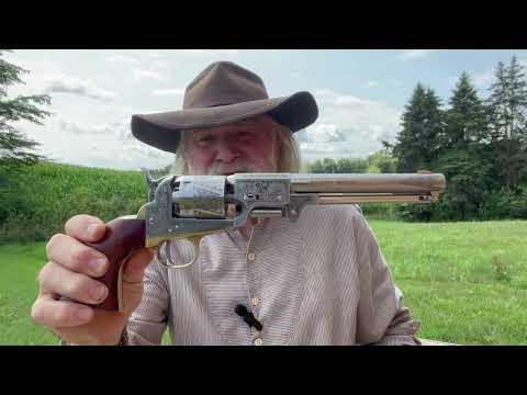 Shooting the JH Dance Brothers, 44 Caliber Silver Engraved Revolver by ...