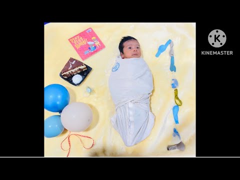 One month old baby boy Hamza#1 month completed #Baby#cute baby #2024 ...