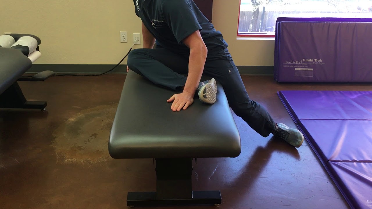 Lateral Hip Stretch - YouTube