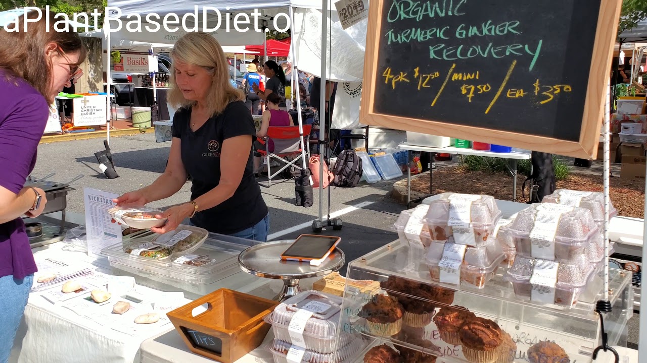 Greenfare Organic Cafe @ Lake Anne Plaza | Reston Farmers Market - YouTube