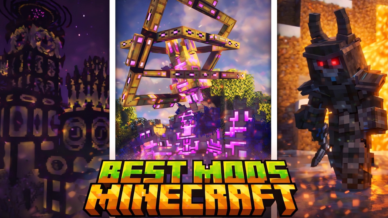 TOP +10 Crazy Minecraft Mods You NEED! [1.20.X 1.21.X] [Forge & Fabric ...