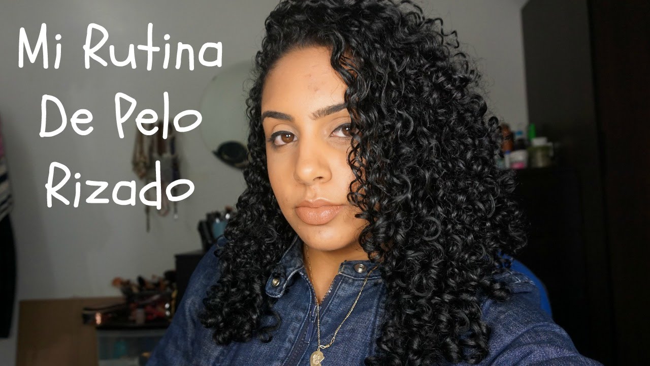 Mi rutina de cabello rizado - YouTube