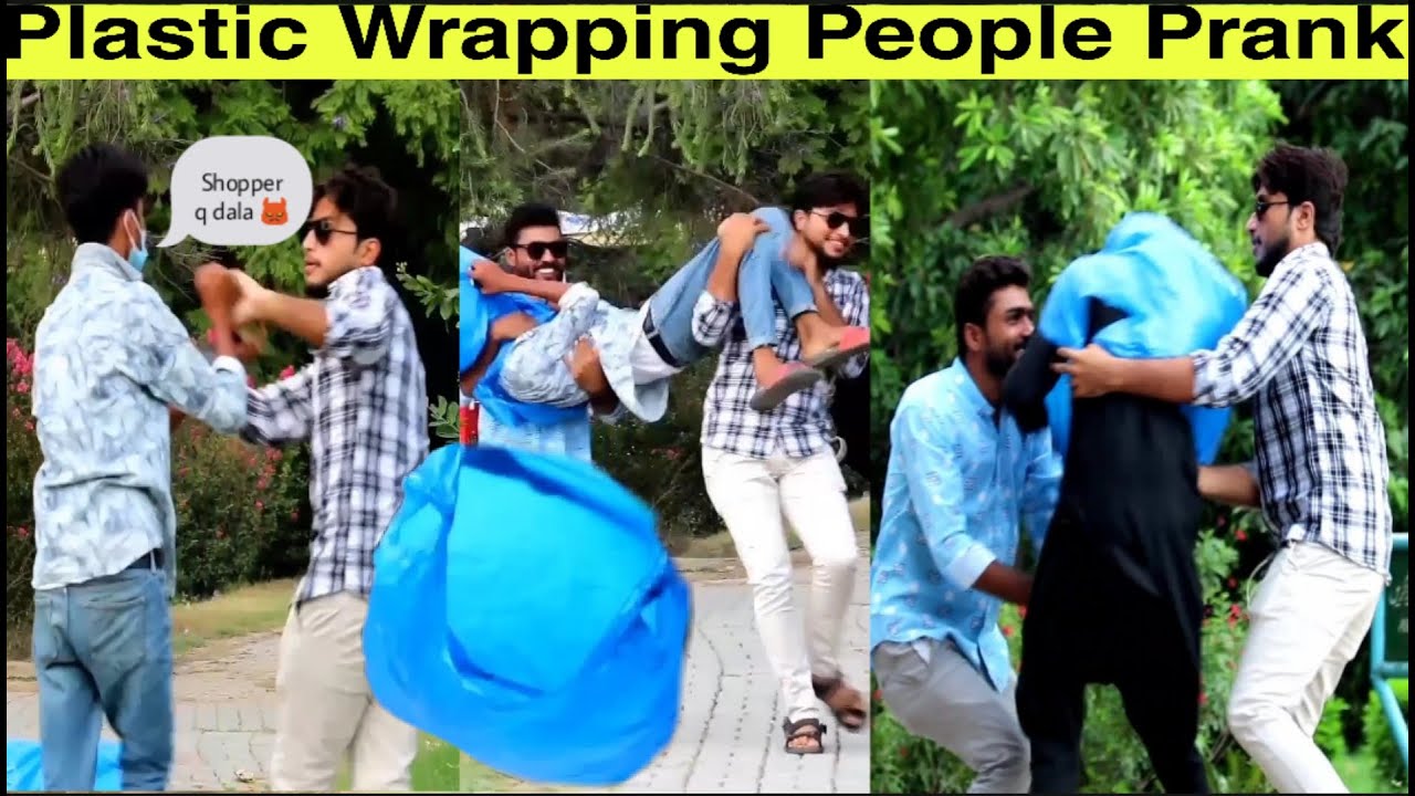 Plastic Wrapping People Prank | Prank in Pakistan | @Pak Pranks TV ...