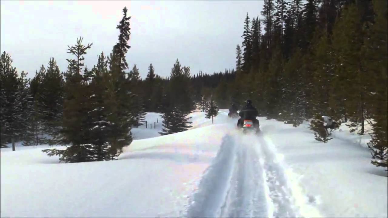 Mile High Resort snowmobile tour Feb2011 - YouTube