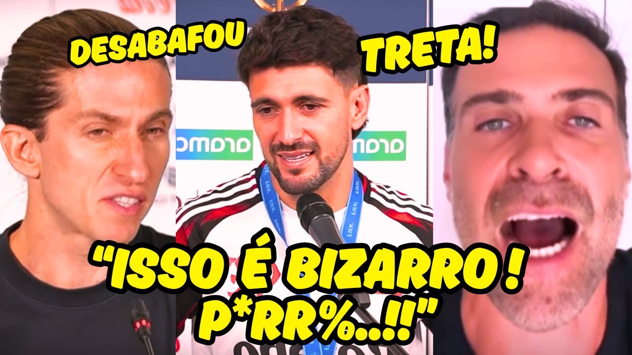 "ELE É HORRIVEL, CAR%LH..!" TRETA ABSURDA DE FILIPE LUÍS APÓS LANCE QUE ...