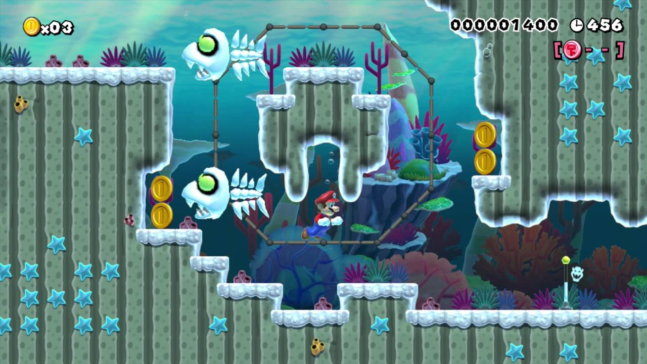 Super Mario Maker - SMBU - Cutthroat Reef 2-5 - YouTube