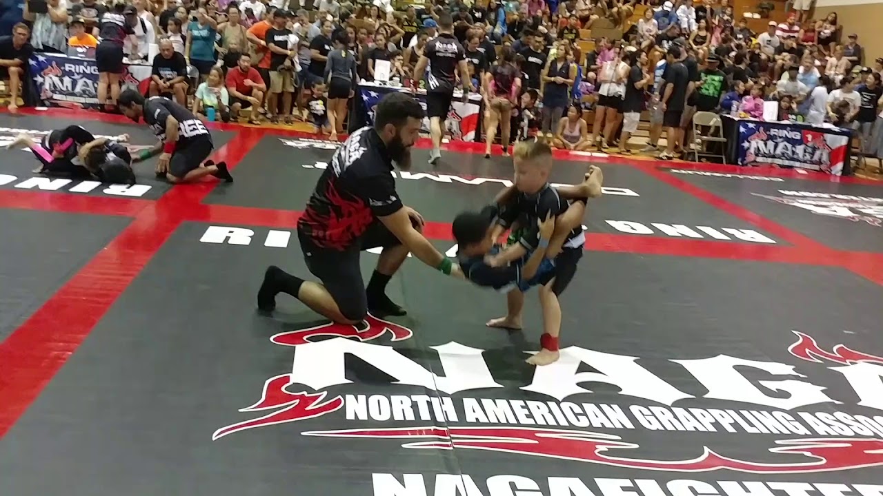 Jr's first Match No Gi at Naga Hawaii 2017 - YouTube
