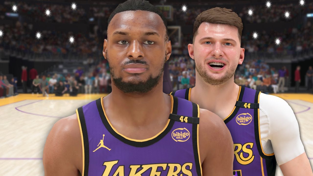 I Tried Making Luka and Bronny the Next Great Duo - YouTube
