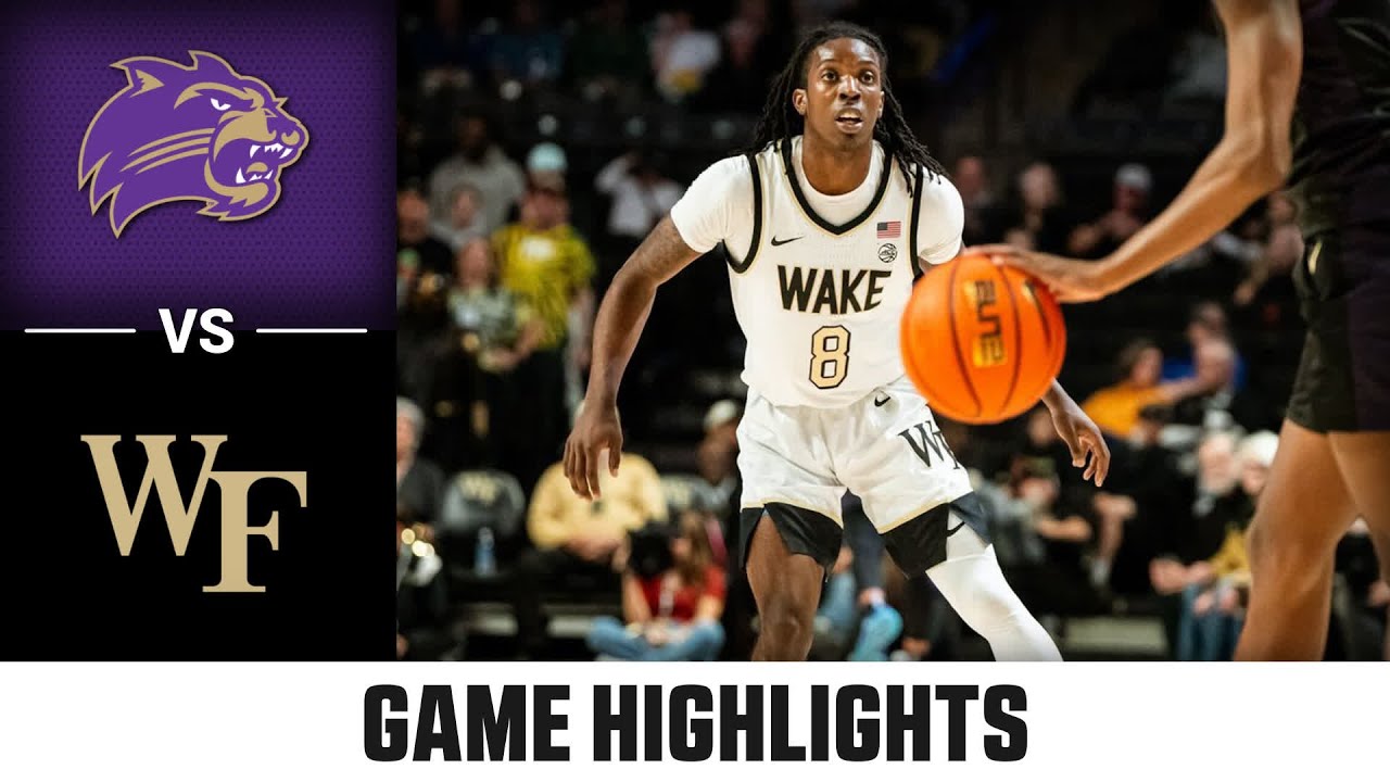 Western Carolina vs. Wake Forest Game Highlights | 2024-25 ACC Men’s ...