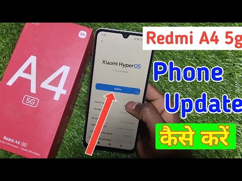 Redmi A4 5g mobile update kaise kare / how to update phone in redmi A4 ...