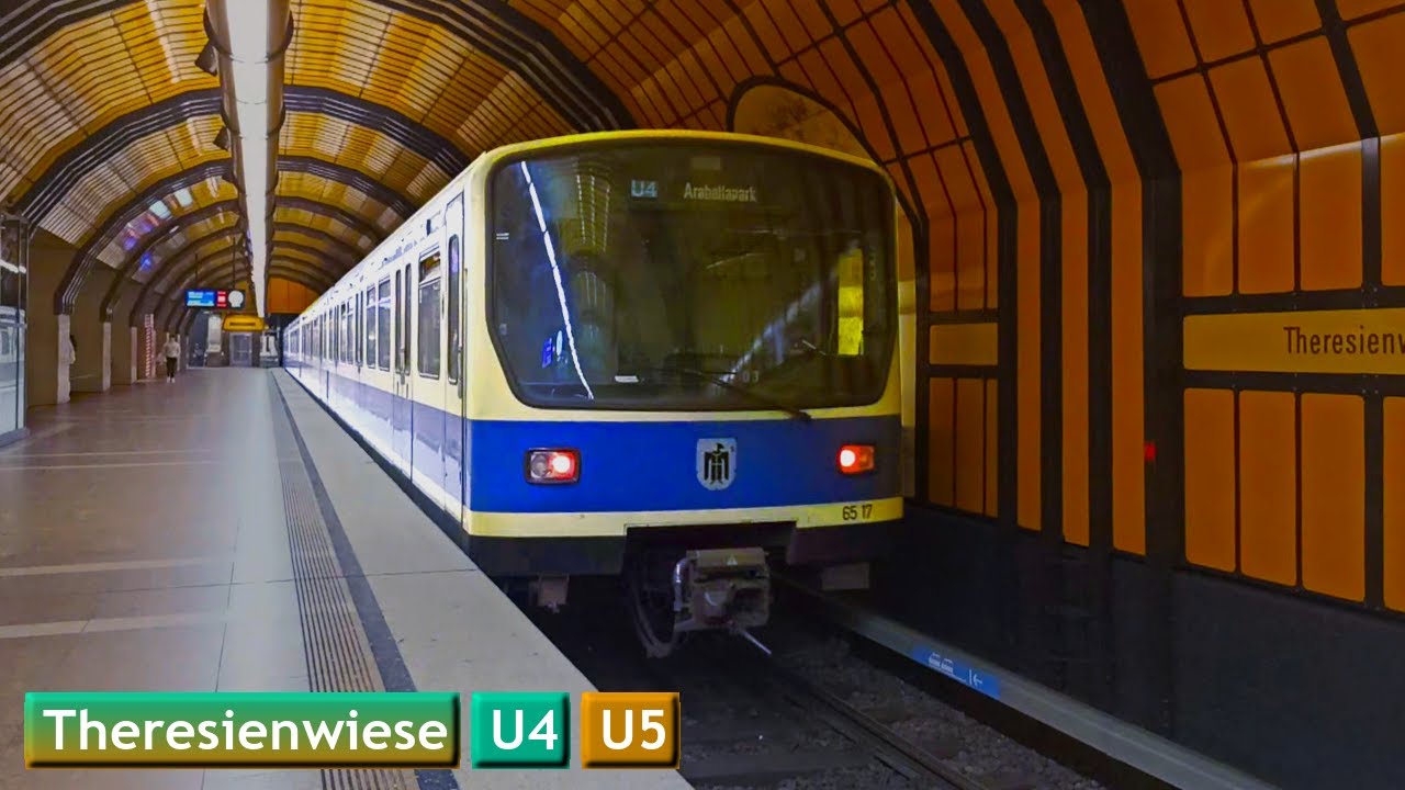 Theresienwiese | Lines U4 - U5 : Munich U-Bahn ( MVG C2 - C1 - B ...