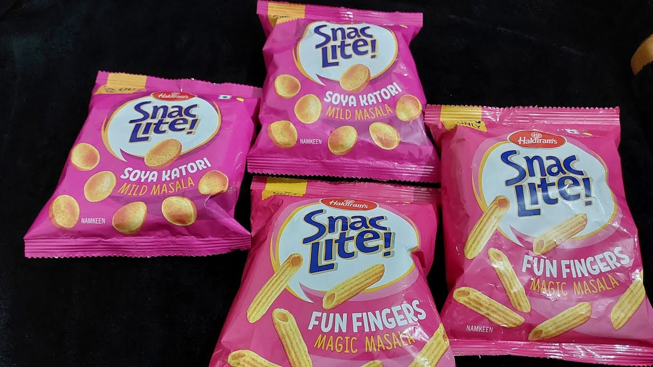 Haldiram's Snac Lite Soya Katori Fun fingers magic masala - YouTube